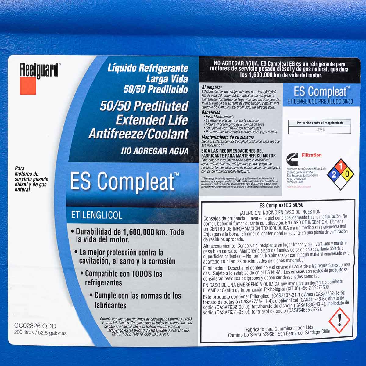 Refrigerante Feetguard Es Compleat Eg 50/50 Tb 200 L CC02826 - Tienda ...