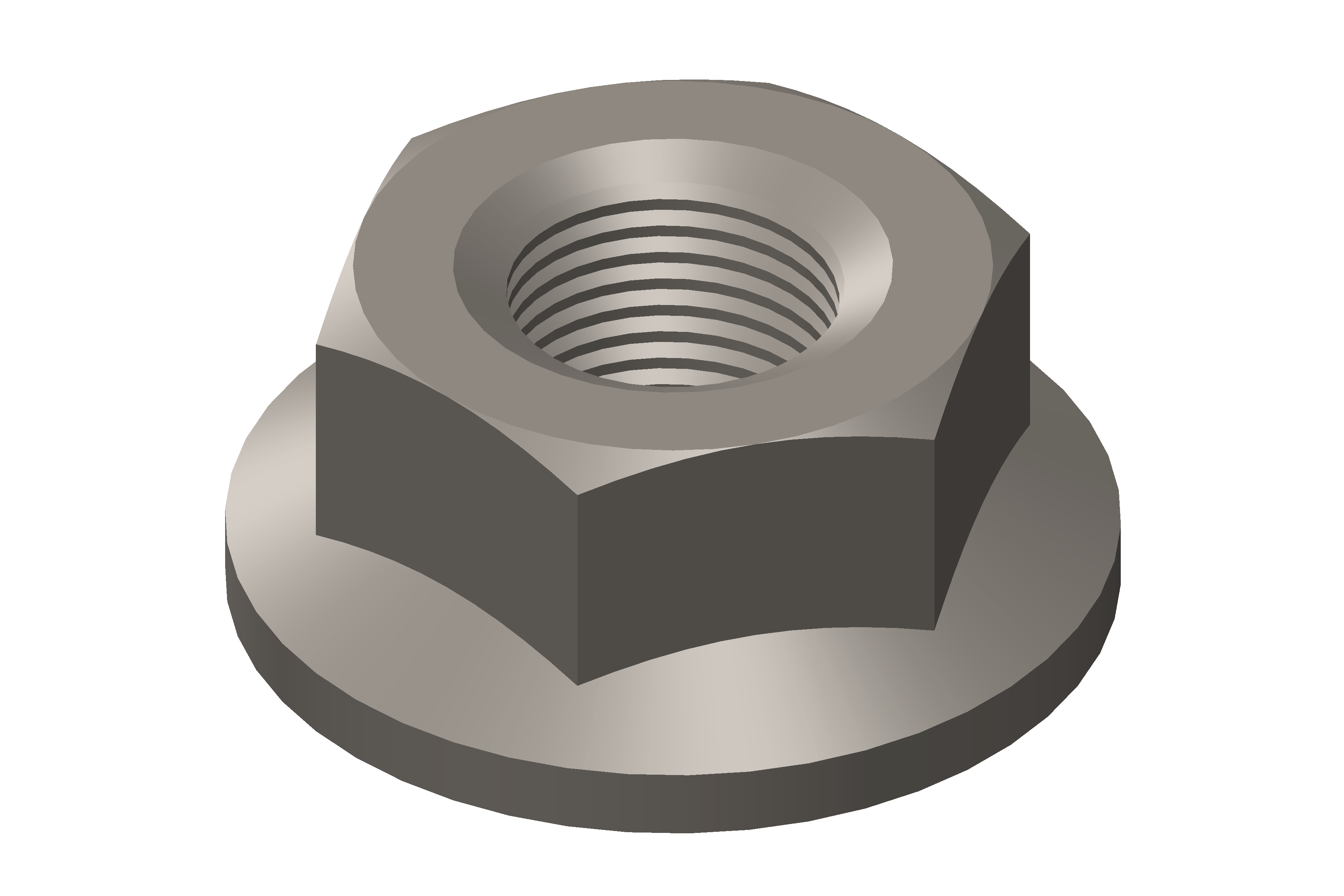 Tuerca Hexagonal con Brida 3903210 - Cummins