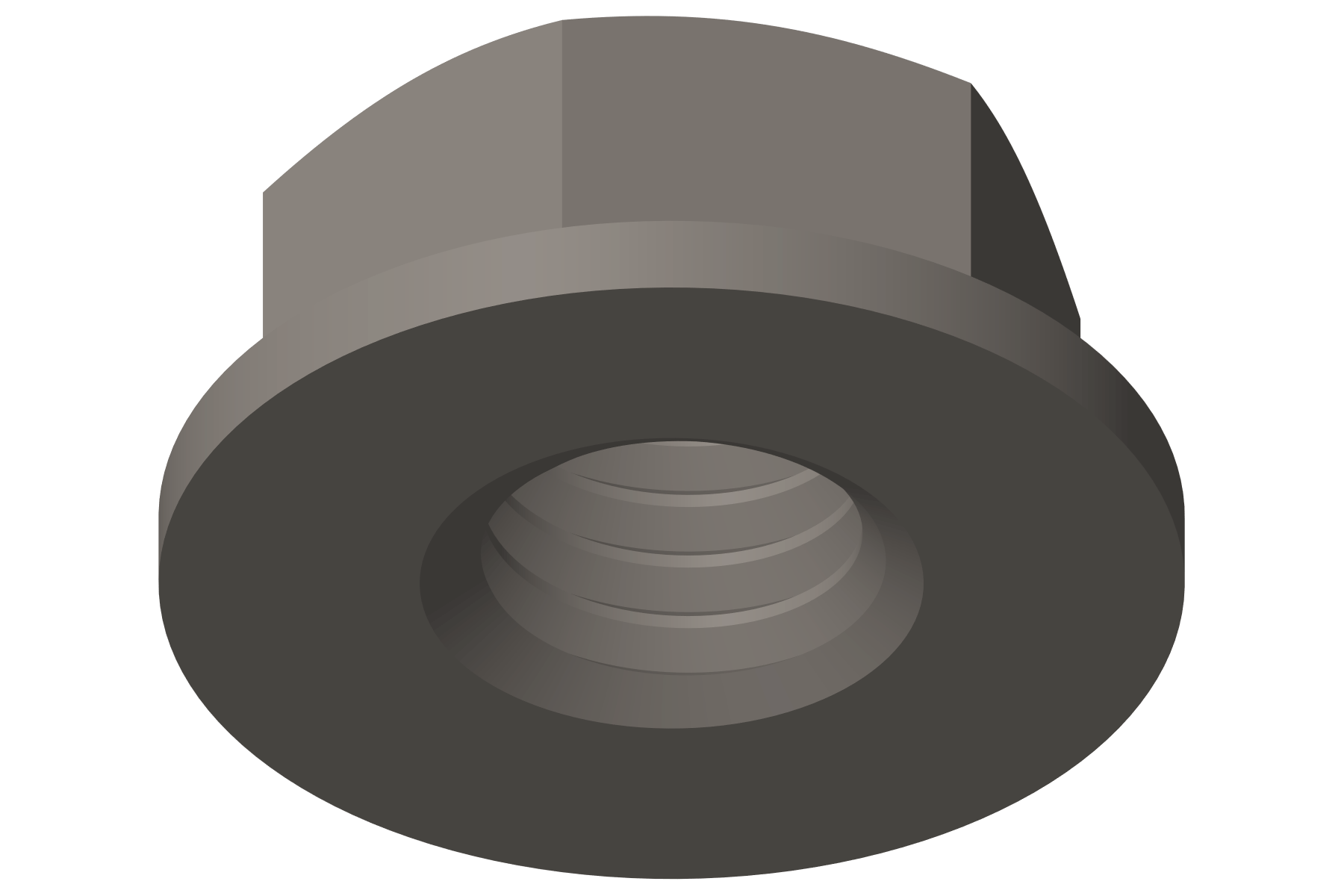 Tuerca Hexagonal con Brida 3906216 - Cummins